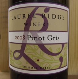 2008 Laurel Ridge Pinot Gris Dundee Hills, USA, Oregon, Willamette ...