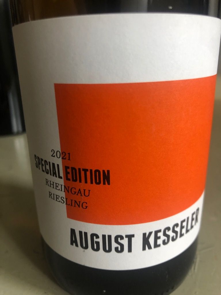 2020 August Kesseler Riesling Special Edition, Germany - CellarTracker