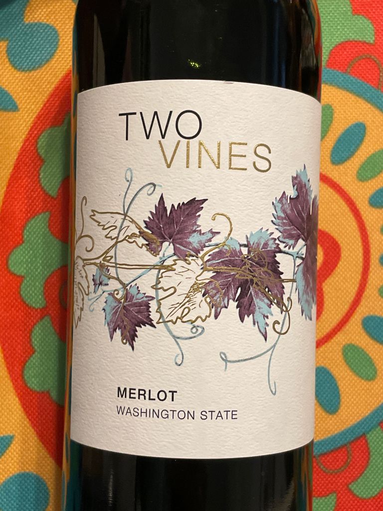 2019 Two Vines Merlot Two Vines, USA, Washington, Columbia Valley ...