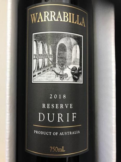 2018 Warrabilla Durif Reserve, Australia, Victoria, North East ...