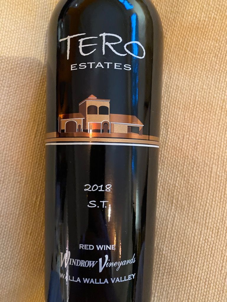 2018 Tero Estates S.T., USA, Washington, Columbia Valley, Walla Walla ...