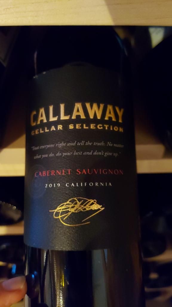 2019 Callaway Vineyard & Winery Cabernet Sauvignon Special Selection ...