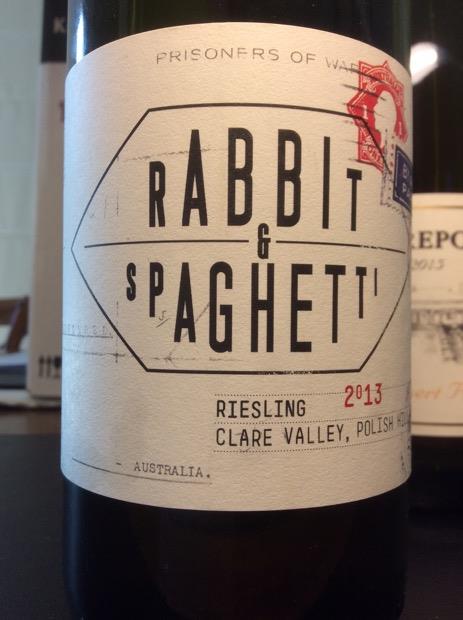 2013 Adam Barton Riesling Rabbit & Spaghetti Clare Valley, Australia ...