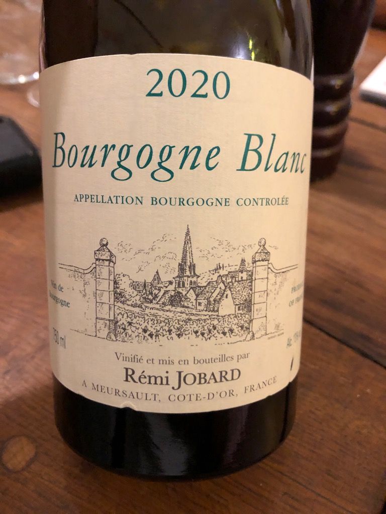 2020 Domaine Rémi Jobard Bourgogne Blanc Vignes Nouvelles, France ...