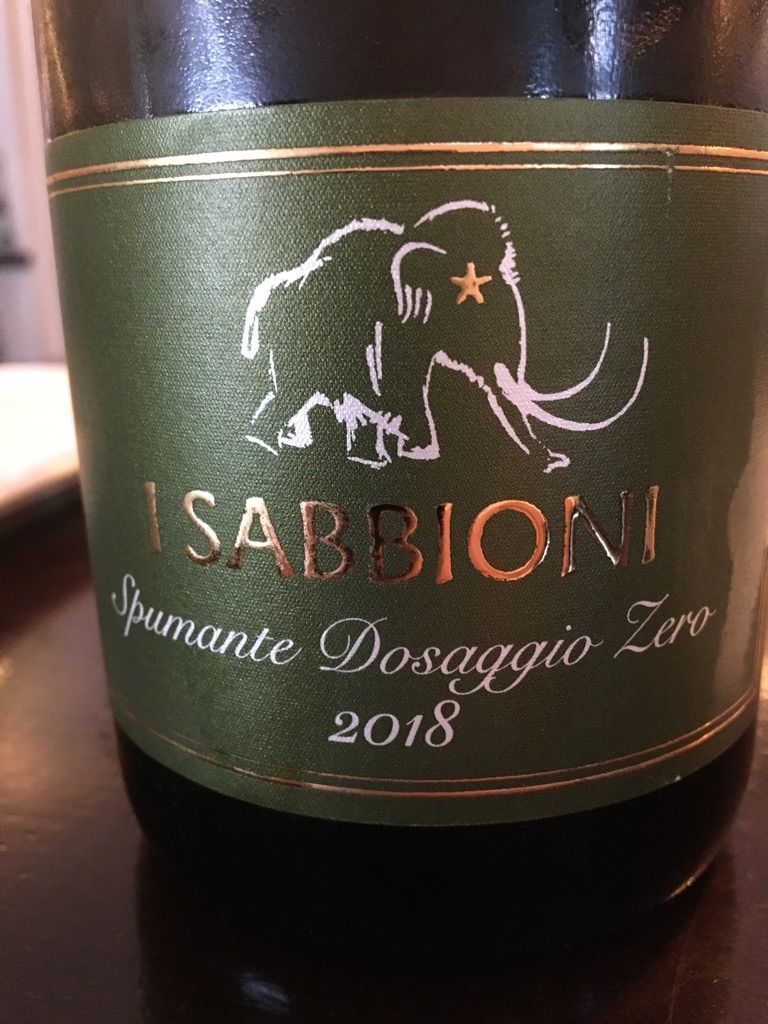 2019 I Sabbioni Spumante Dosaggio Zero, Italy, Emilia-Romagna ...