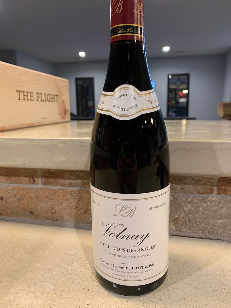 2020 Domaine Lucien Boillot et Fils Volnay 1er Cru Clos des Angles, France, Burgundy, Côte de ...