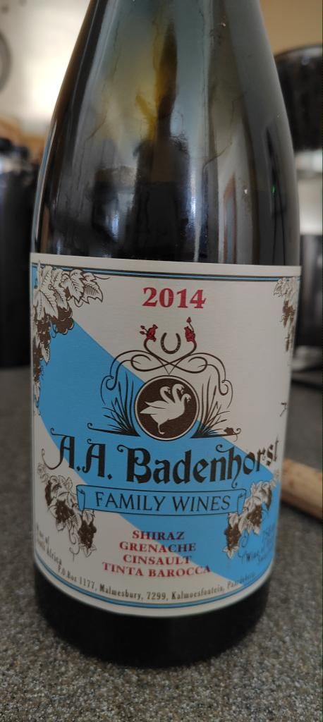 2013 Badenhorst Family Wines Red Blend Kalmoesfontein Swartland, South ...