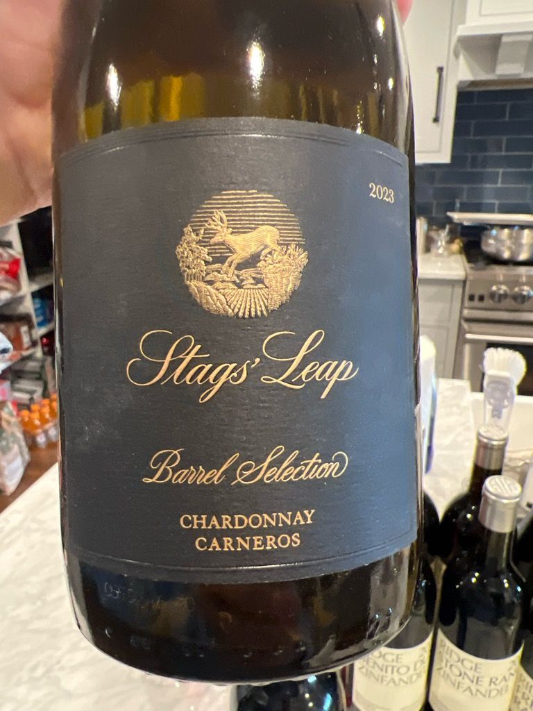 2023 Stags' Leap Winery Chardonnay Barrel Selection, USA, California ...