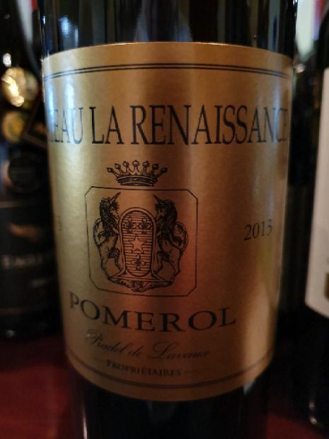 2014 Château La Renaissance, France, Bordeaux, Libournais, Pomerol ...
