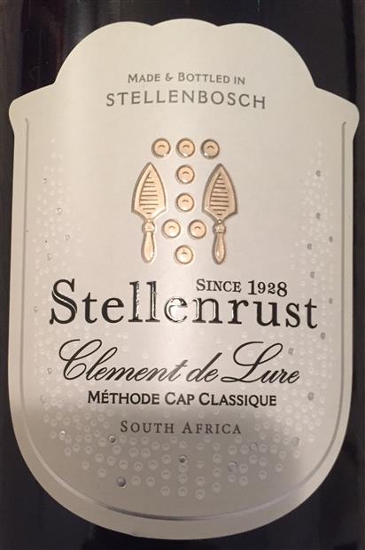 NV Stellenrust Brut MCC, South Africa, Coastal Region, Stellenbosch ...
