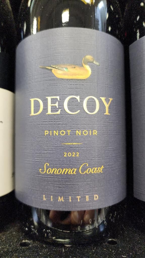 2022 Decoy Pinot Noir Limited Sonoma Coast, USA, California, Sonoma ...