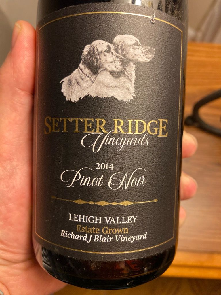 2014 Setter Ridge Pinot Noir Pinot Noir Richard J Vineyard, USA ...