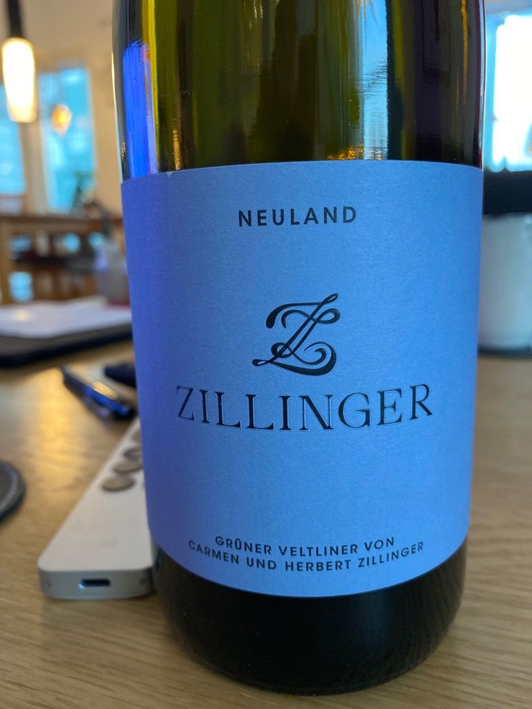 2023 Herbert Zillinger Grüner Veltliner Neuland - CellarTracker