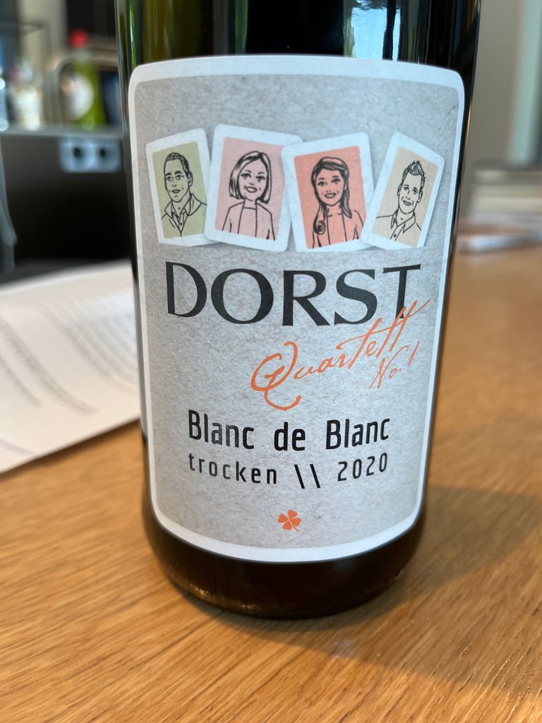 2020 Weingut Dorst Quartett No.1 Blanc de Blanc, Germany, Rheinhessen ...