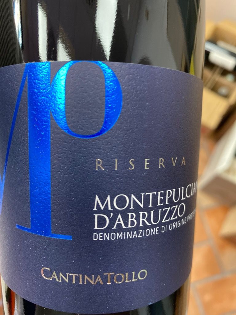 2016 Cantina Tollo Montepulciano d'Abruzzo Riserva, Italy, Abruzzi ...