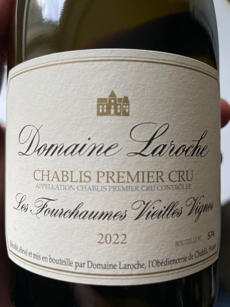 2022 Domaine Laroche Chablis 1er Cru Les Vaillons Vieilles Vignes ...