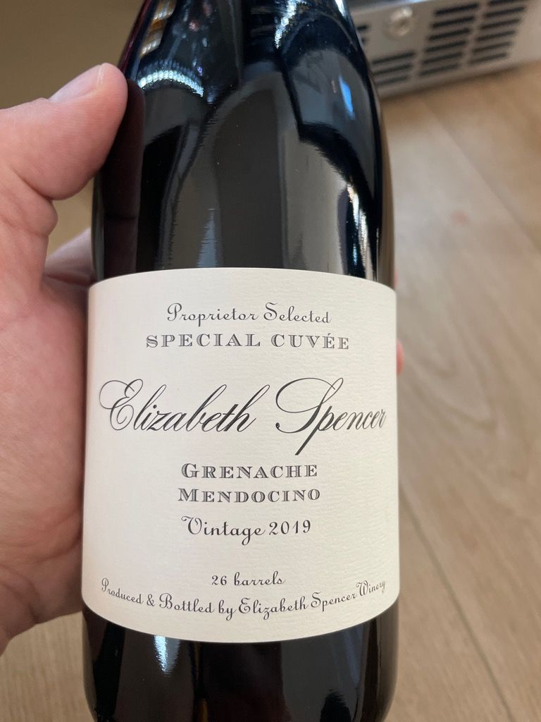 2021 Elizabeth Spencer Grenache Mendocino County, USA, California ...
