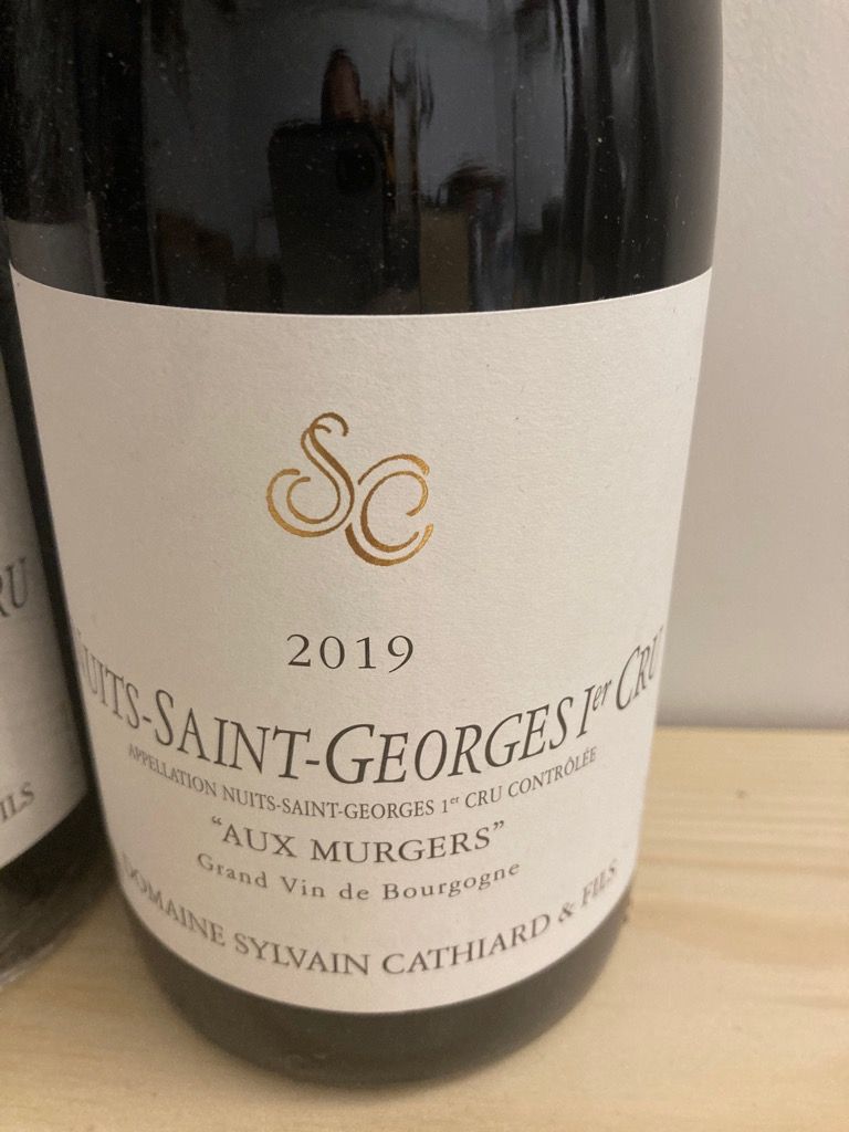 2019 Sylvain Cathiard Nuits St. Georges 1er Cru Aux Thorey, France ...