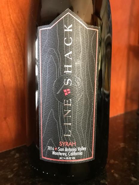 2016 Line Shack Winery Syrah, USA, California, Central Coast, San ...