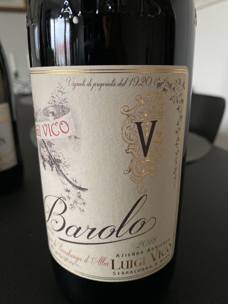 2018 Luigi Vico Barolo Serralunga D'Alba Prapò, Italy, Piedmont, Langhe ...