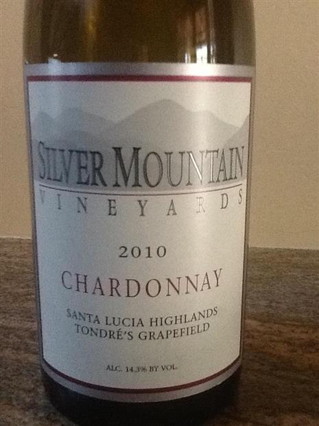 2010 Silver Mountain Vineyards Chardonnay Tondré Grapefield, USA ...
