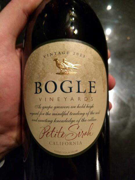 2013 Bogle Vineyards Petite Sirah 0, USA, California, Central Valley ...