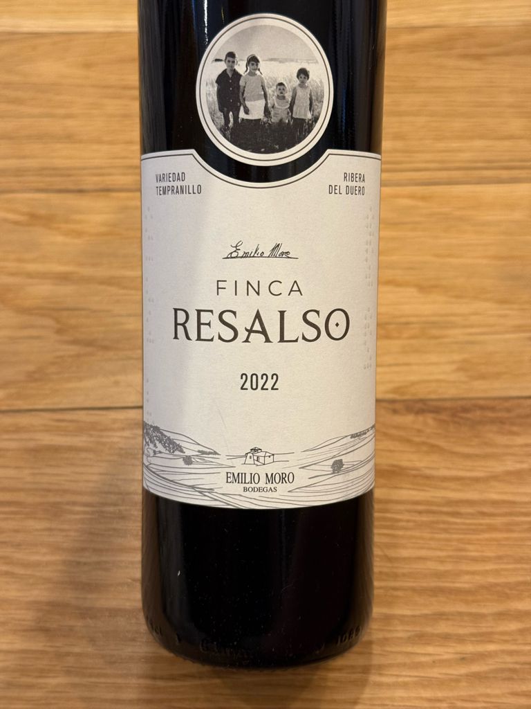 2022 Bodegas Emilio Moro Ribera del Duero Finca Resalso, Spain ...