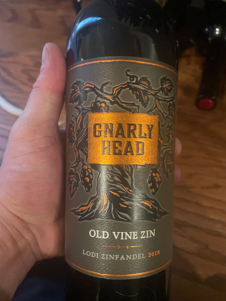 2018 Gnarly Head Zinfandel Gnarlier Head Old Vine Zin Sommer's Vineyard ...