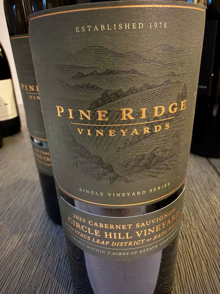 2023 Pine Ridge Vineyards Cabernet Sauvignon Circle Hill Vineyard, USA ...