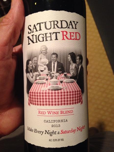 2013 Saturday Night Red Red Wine, USA, California - CellarTracker