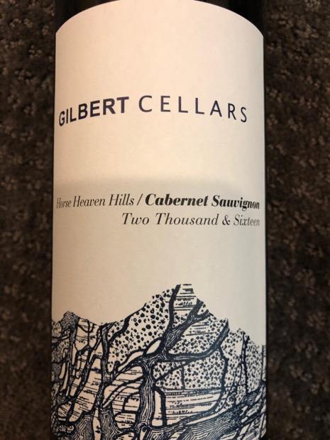 2016 Gilbert Cellars Cabernet Sauvignon, USA, Washington, Columbia ...