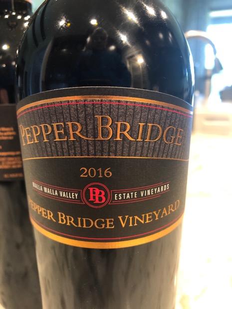 2016 Pepper Bridge Red Wine Pepper Bridge Vineyard, USA, Washington ...