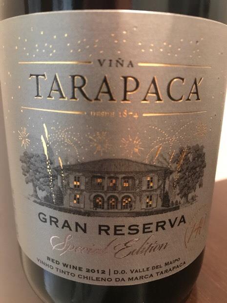 2012 Viña Tarapacá Gran Reserva Special Edition, Chile, Maipo Valley ...