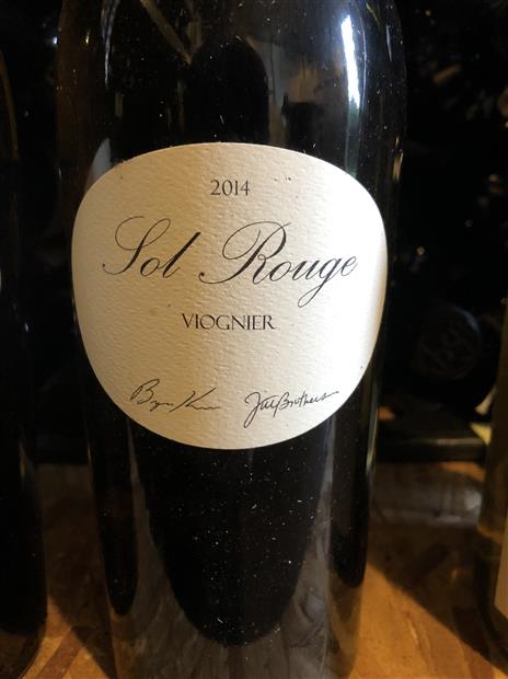2019 Sol Rouge Viognier, USA, California, North Coast, Lake County ...