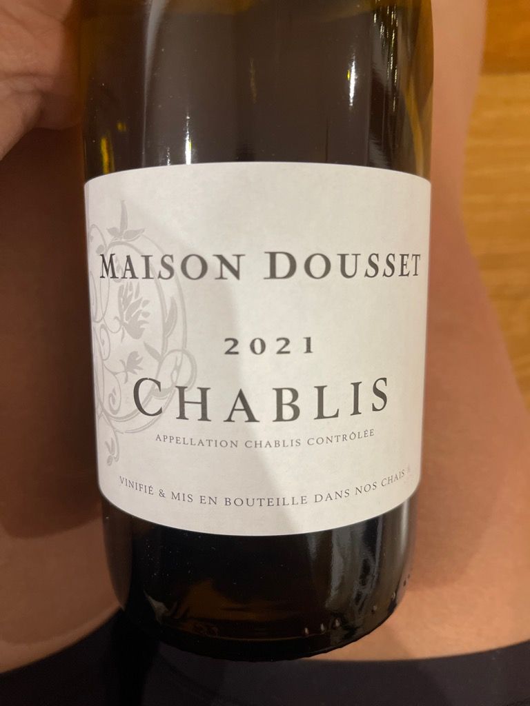 2021 Maison Dousset Chablis 1er Cru Vaucoupin, France, Burgundy ...