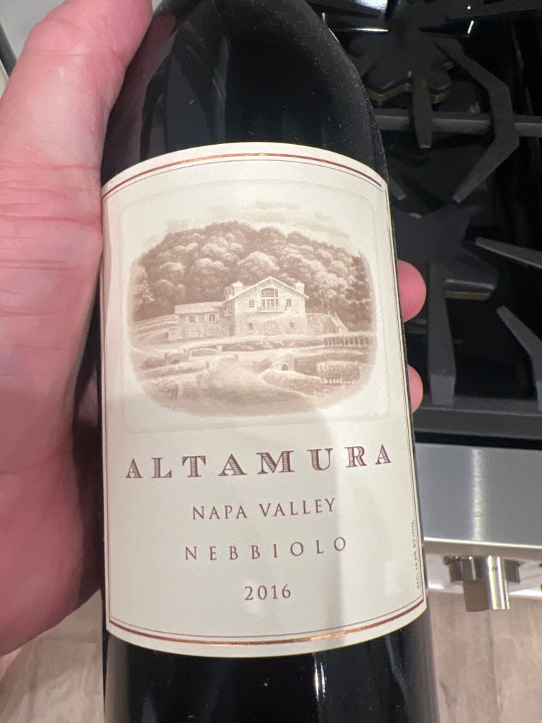 2016 Altamura Nebbiolo, USA, California, Napa Valley - CellarTracker