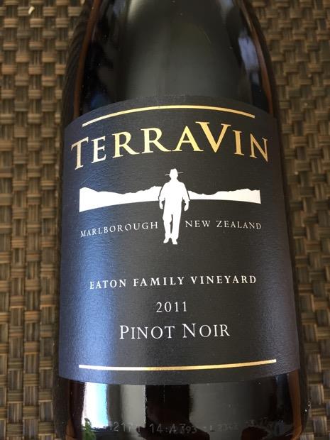 2011 TerraVin Pinot Noir Eaton Family Vineyard, New Zealand, South ...