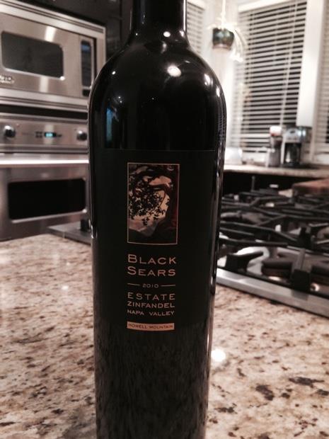 2010 Black Sears Zinfandel Estate, USA, California, Napa Valley, Howell ...
