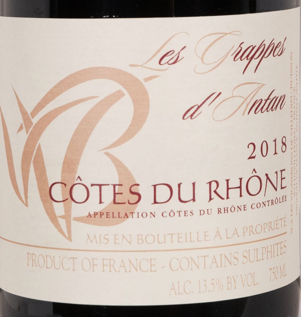 2020 Les Grappes d'Antan Côtes du Rhône, France, Rhône, Southern Rhône ...