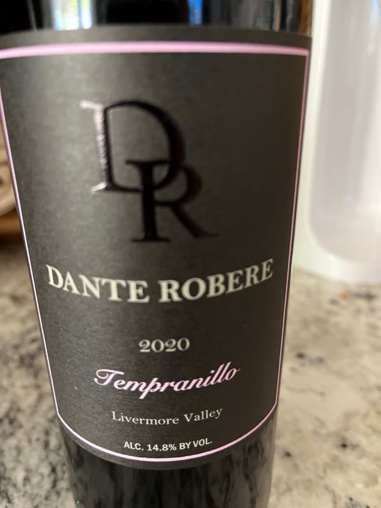 2020 Dante Robere Tempranillo, USA, California, San Francisco Bay ...