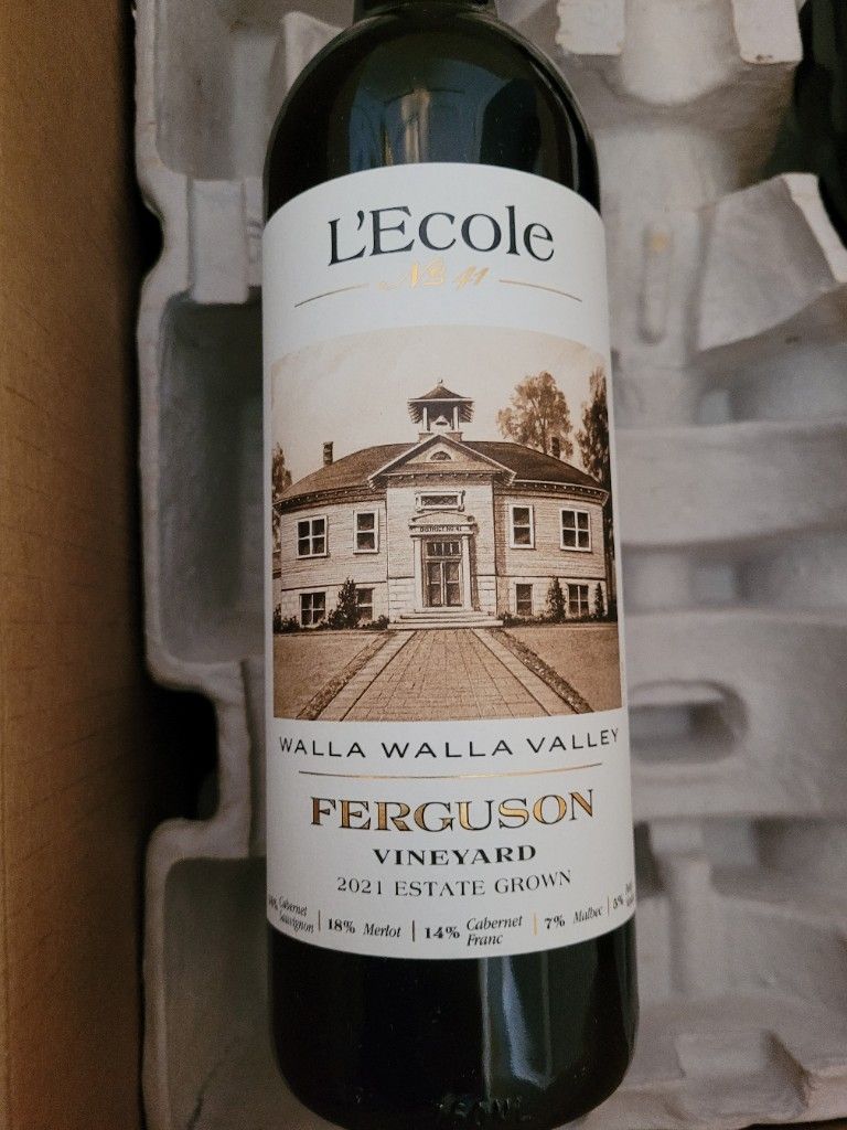 2021 L'Ecole No. 41 Estate Ferguson Vineyard, USA, Washington, Columbia ...