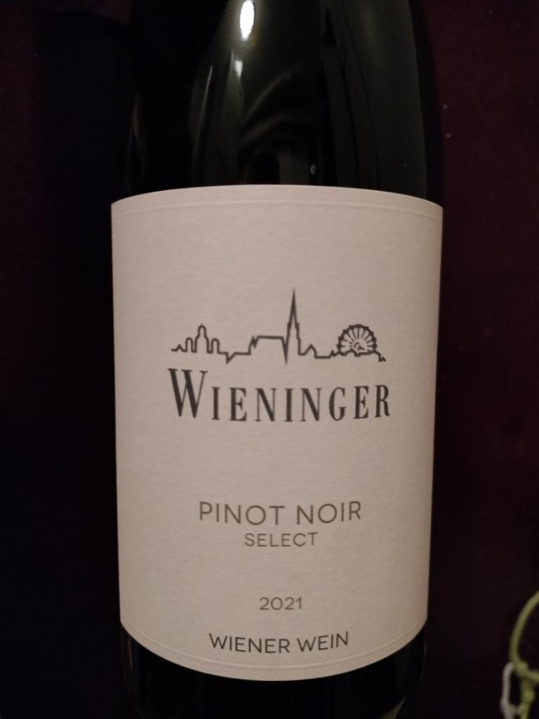 2021 Wieninger Pinot Noir Select, Austria, Wien - CellarTracker