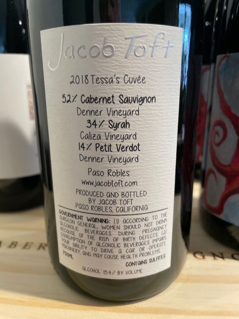 2021 Jacob Toft Elizabeth's Chardonnay, USA, California, Central Coast ...