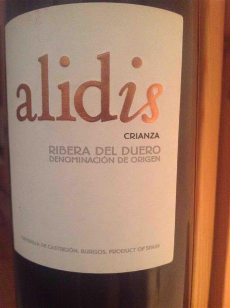 2011 Bodega Viña Mambrilla Ribera del Duero Alidis Crianza, Spain ...