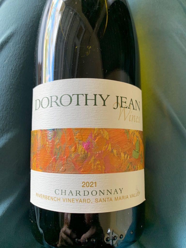 2021 Dorothy Jean Wines Chardonnay, USA, California, Central Coast ...