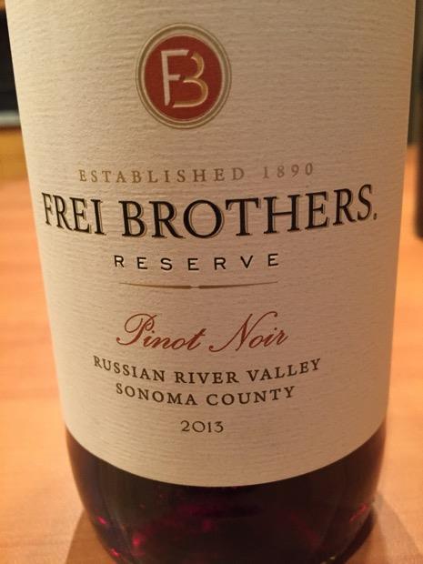 2013 Frei Brothers Pinot Noir Reserve, USA, California, Sonoma County ...