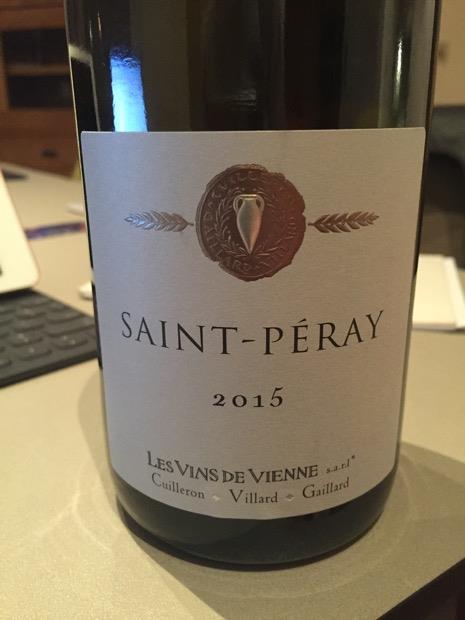 2015 Les Vins de Vienne St. Péray, France, Rhône, Northern Rhône, St ...