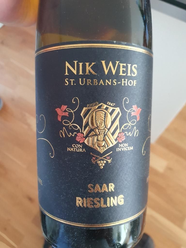 2022 Nik Weis / St. Urbans-Hof Riesling Saar feinherb, Germany, Mosel ...