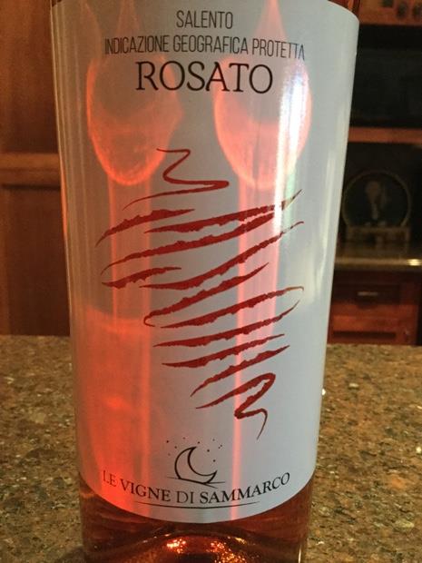 2015 Le Vigne Di Sammarco Rosato Salento IGT, Italy, Puglia, Salento ...