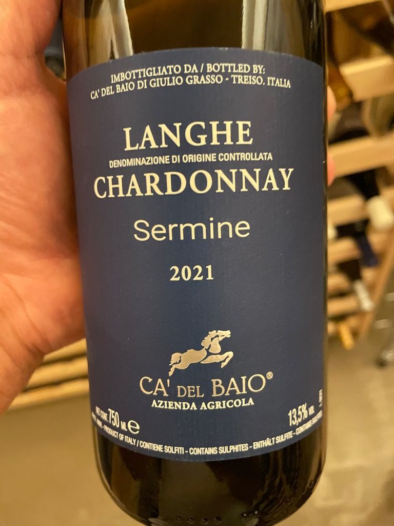 2021 Ca' del Baio Langhe Chardonnay Sermine, Italy, Piedmont, Langhe, Langhe DOC - CellarTracker